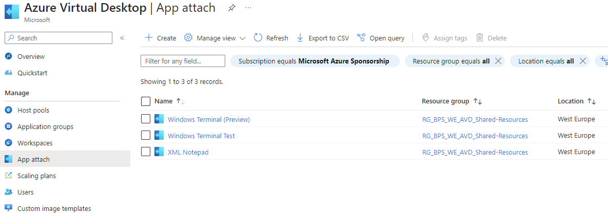 App Attach with Entra ID Joined hosts